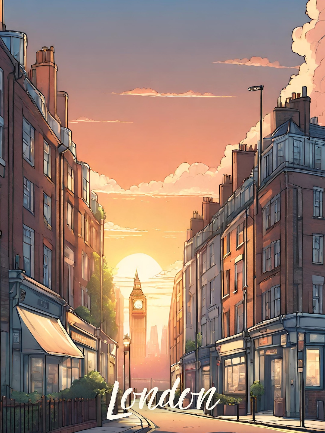 London Traveller Series Digital Download Variant 1 - Etsy