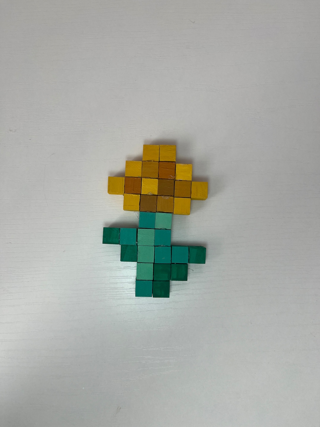 Pixel Art Wooden Flower Dandelion - Etsy