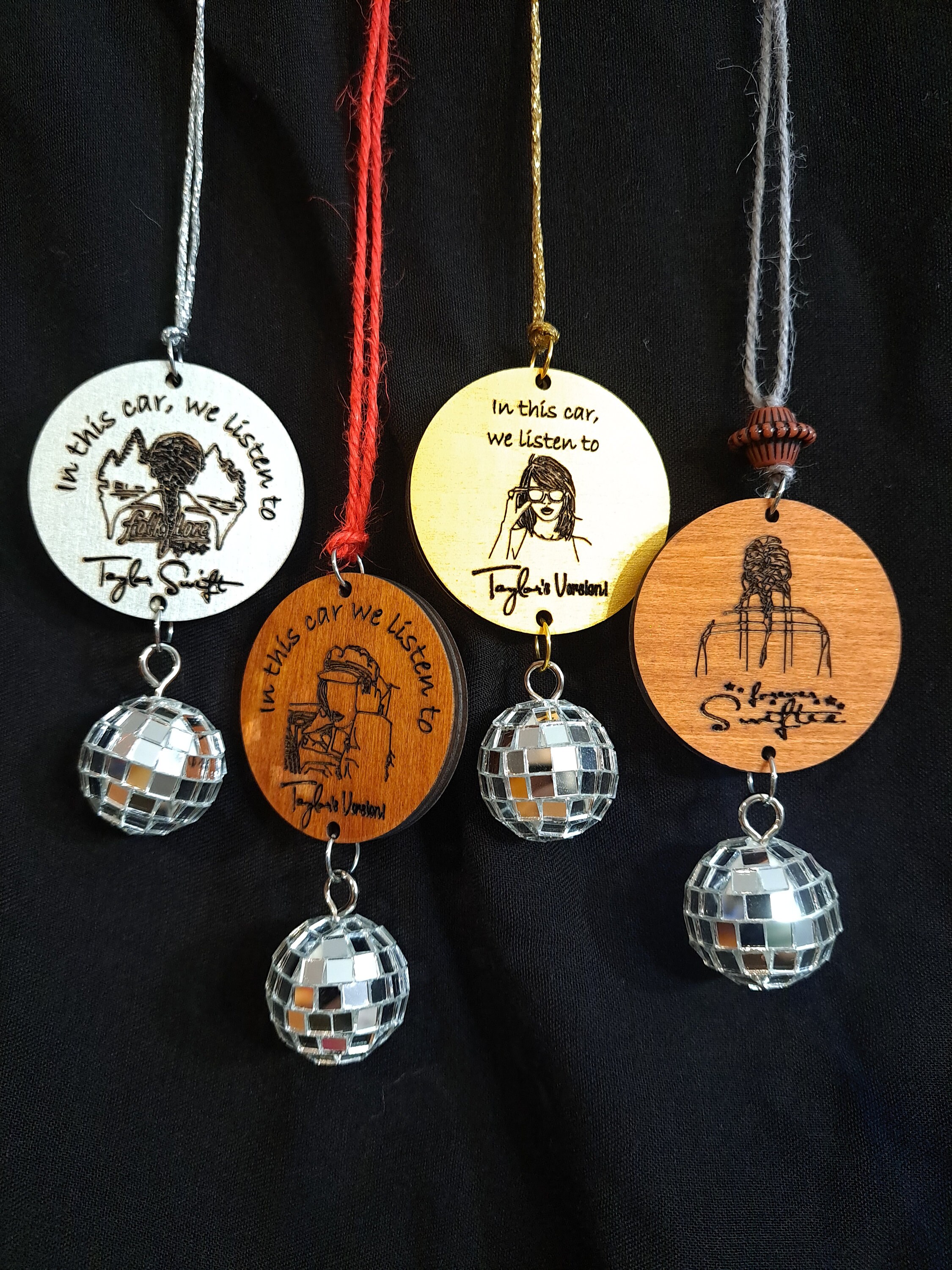 Swiftie Rearview Car Charm Swifty Taylor Swift Taylor's Version Mirror ...