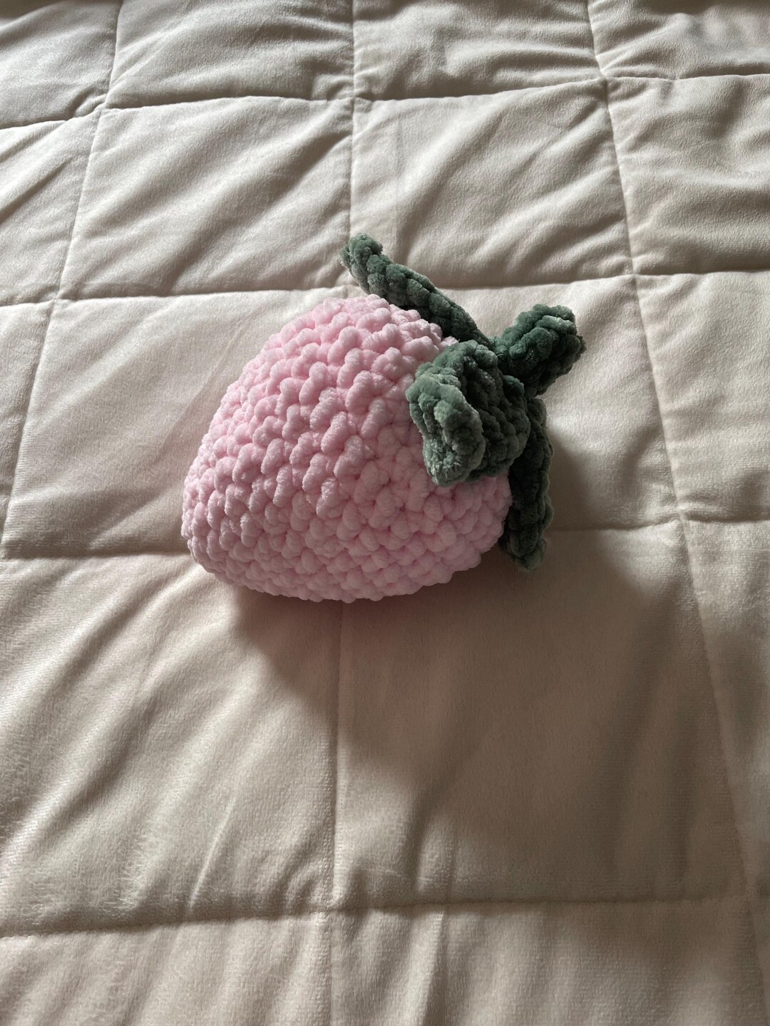 Crochet Strawberry Pillow - Etsy
