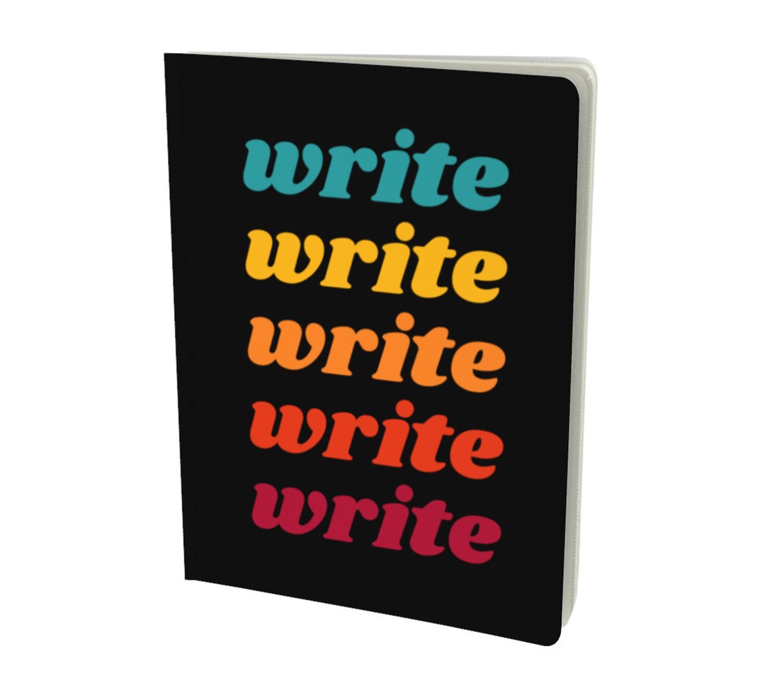 Large Colourful Writing Notebook for Creatives, Unique Bullet Journal ...