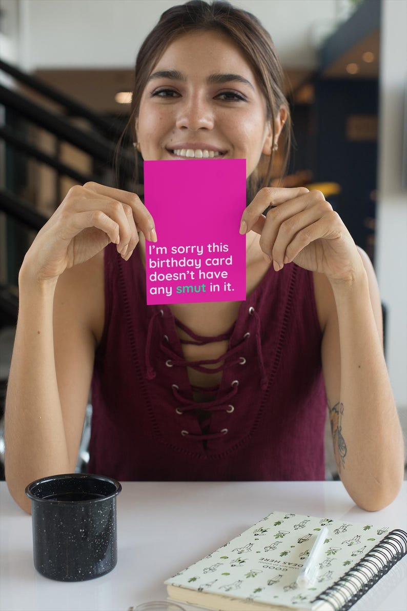 Humorous Smut Reader Birthday Card: Sarcastic Gift for Romance Lover - Etsy