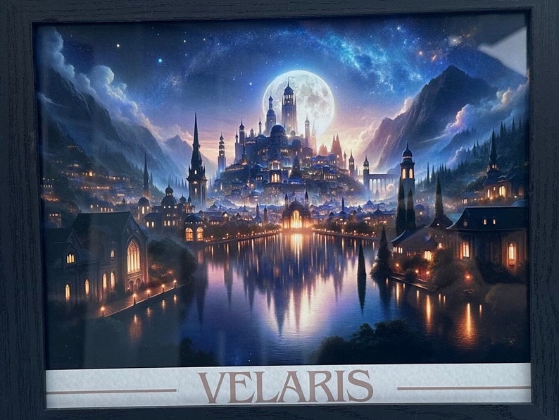 ACOTAR Velaris Original Wall Art Print - Etsy