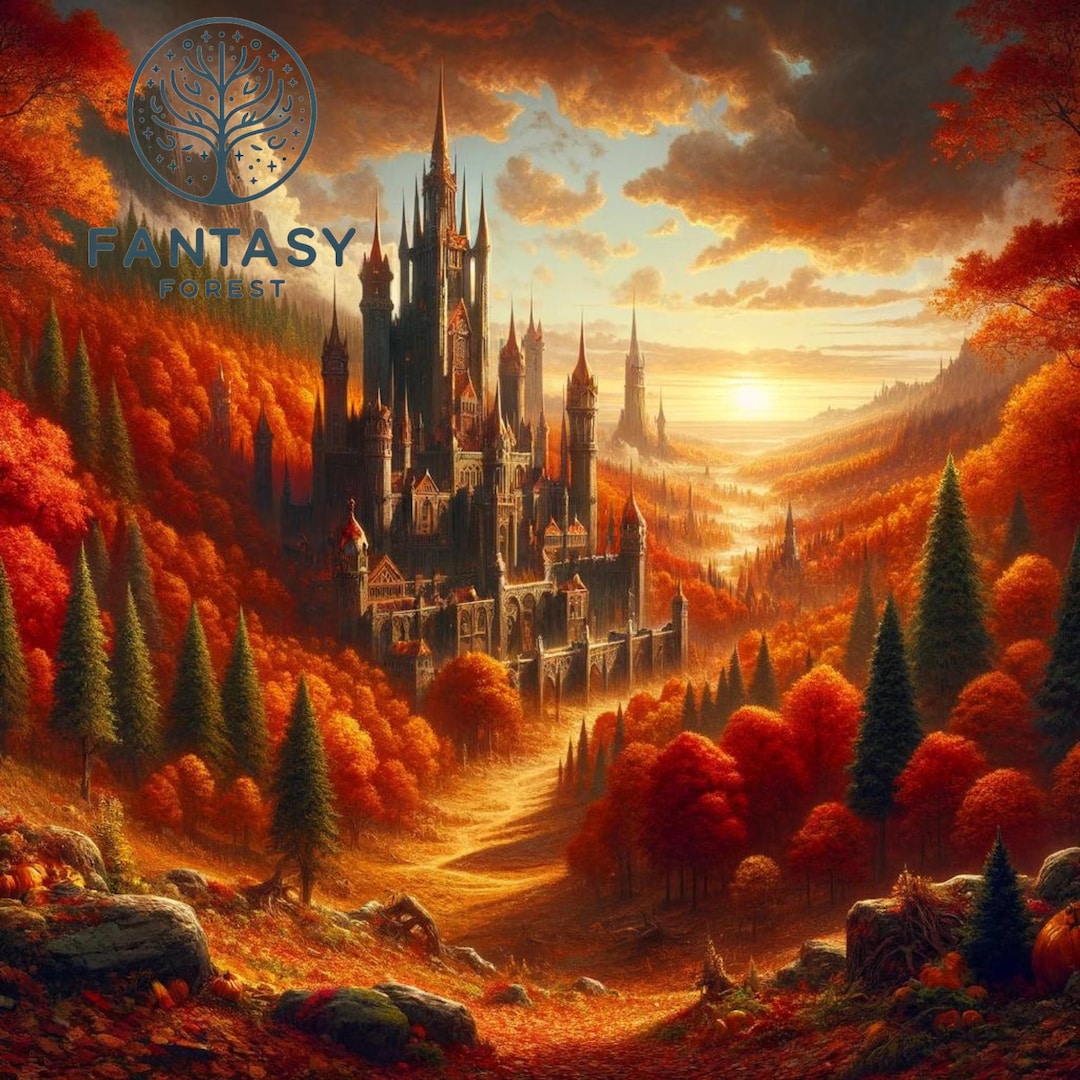 Autumn Court ACOTAR Inspired Digital Art - Etsy