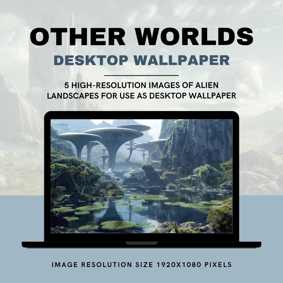 Other Worlds Wallpaper, Includes 5 High-quality Pngs, 1920x1080 Pixels ...