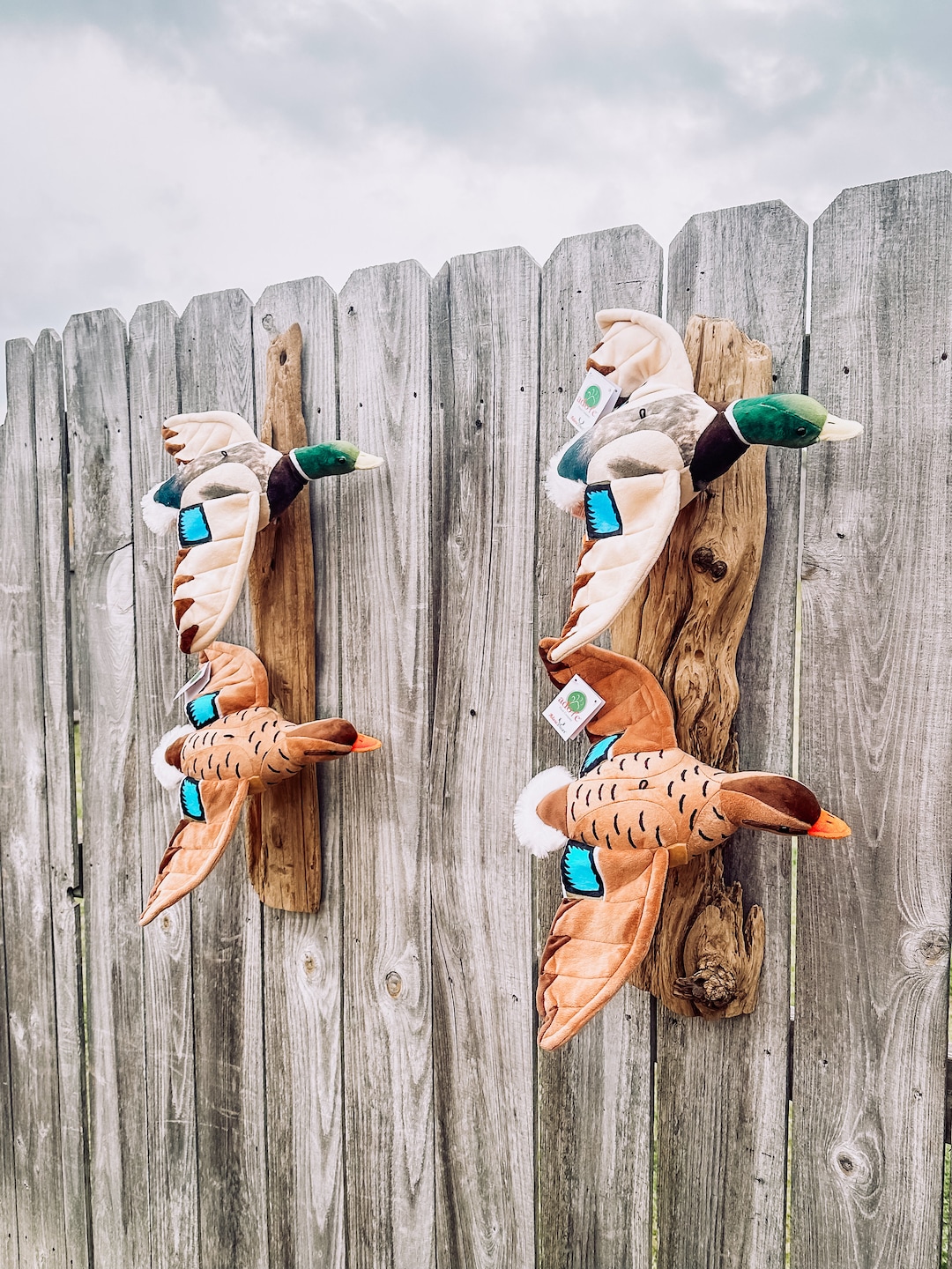 Adore Plush Company Mallards on Driftwood - Etsy