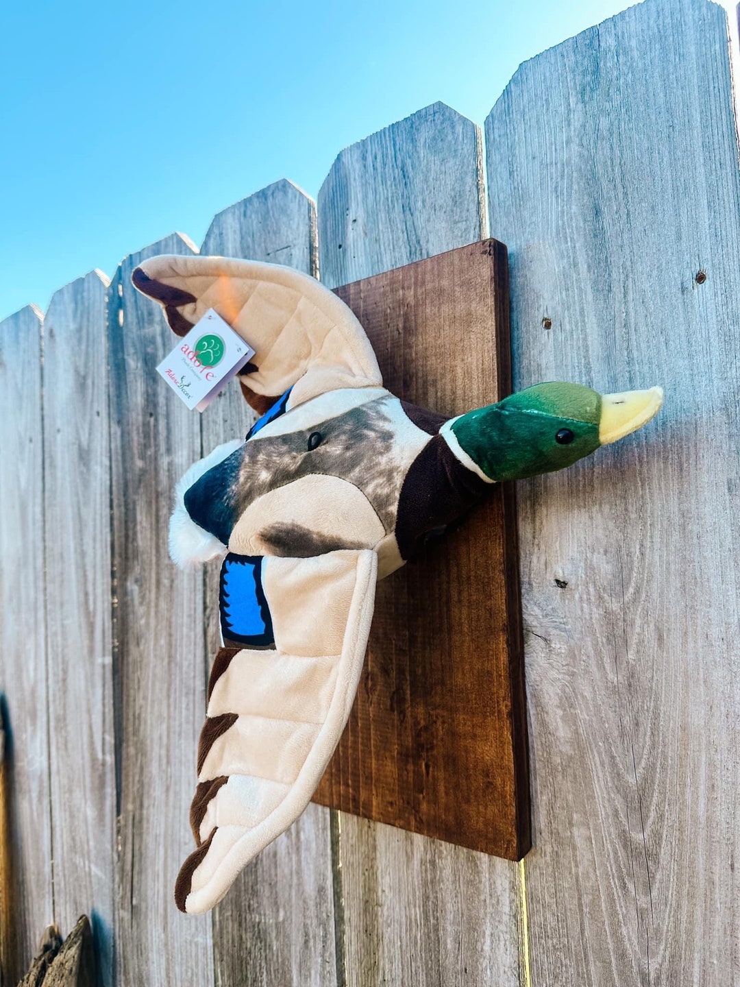 Adore Plush Company Mallard Mounted on Plaque or Driftwood - Etsy