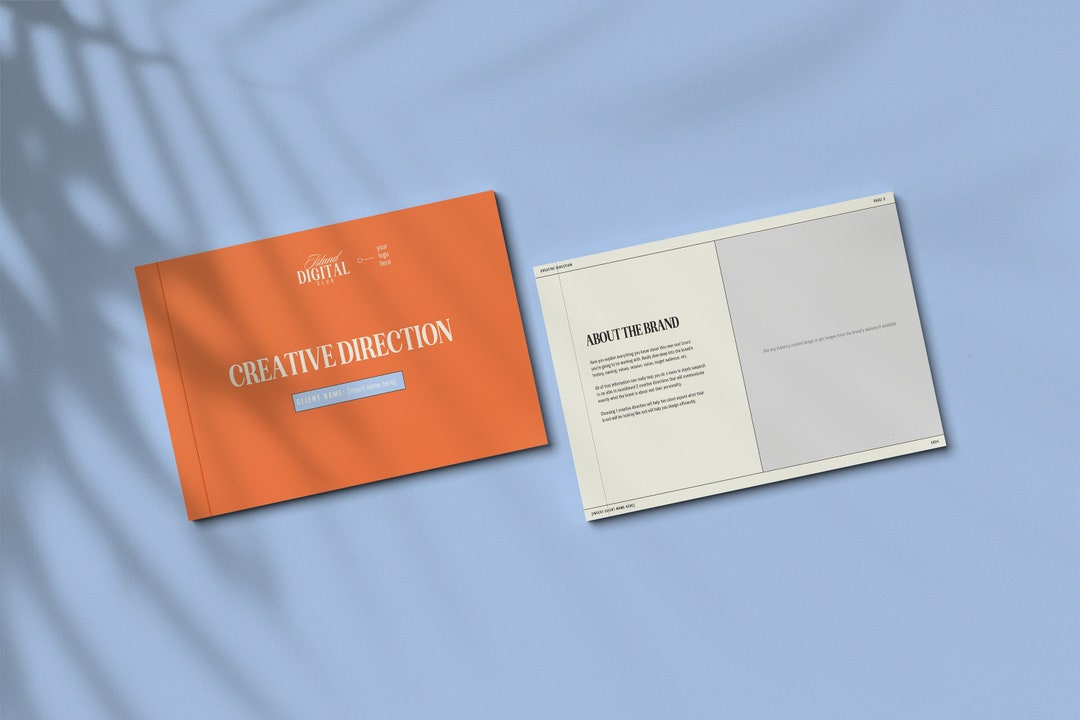 Creative Direction Template Moodboard Template Branding Moodboard Logo ...