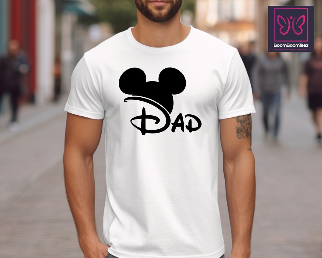 Mickey Dad Shirt, Disney Dad Tee, Fathers Day Gift, Family Matching ...