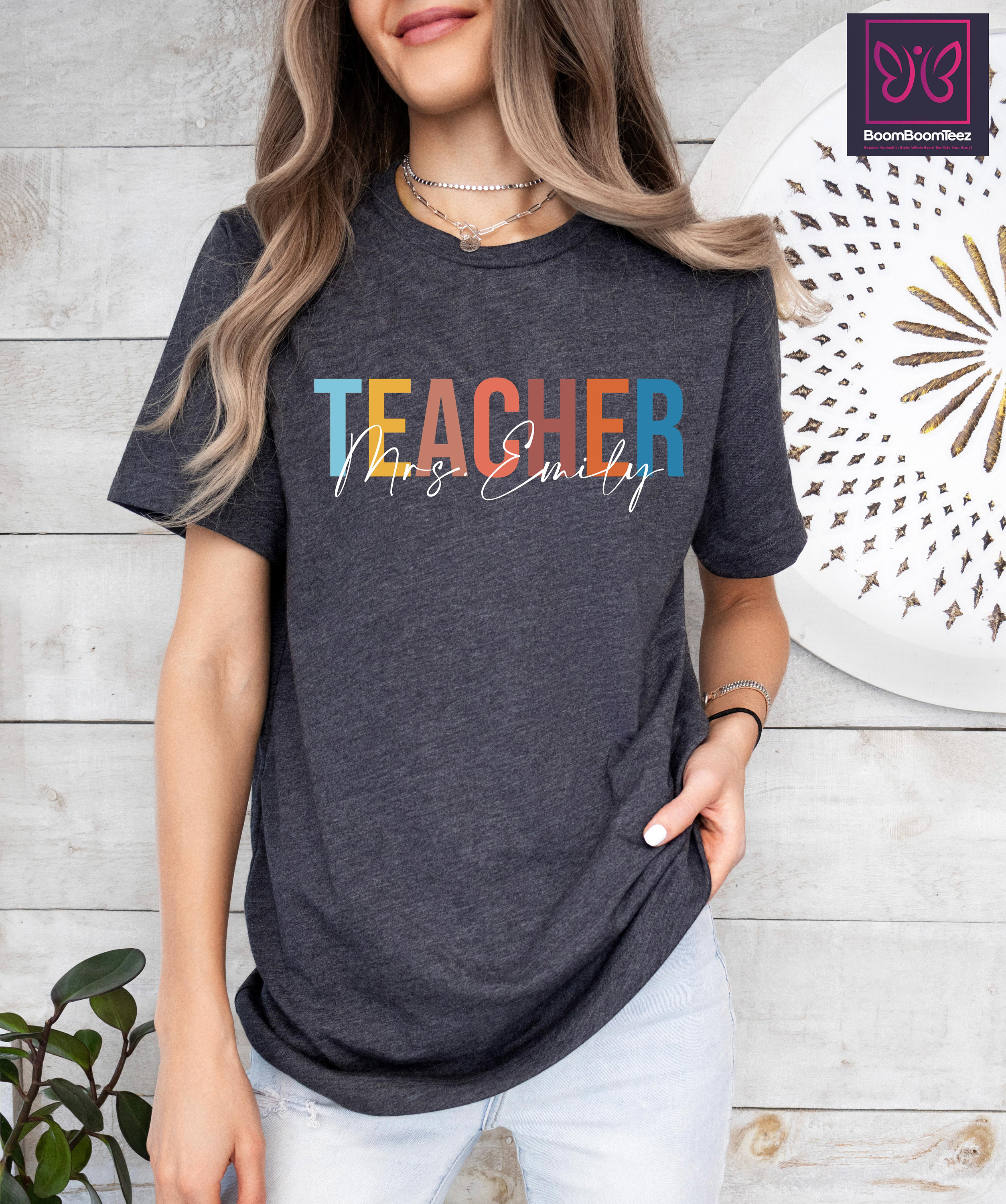 Custom Teacher Shirt, Teacher Team Shirts, Personalized Teacher T Shirt ...