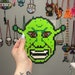 Shrek Angry Excision Tour Perler Kandi Necklace - Etsy