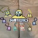 Subtronics Teseract Mini Perler Kandi Keychain - Etsy Canada