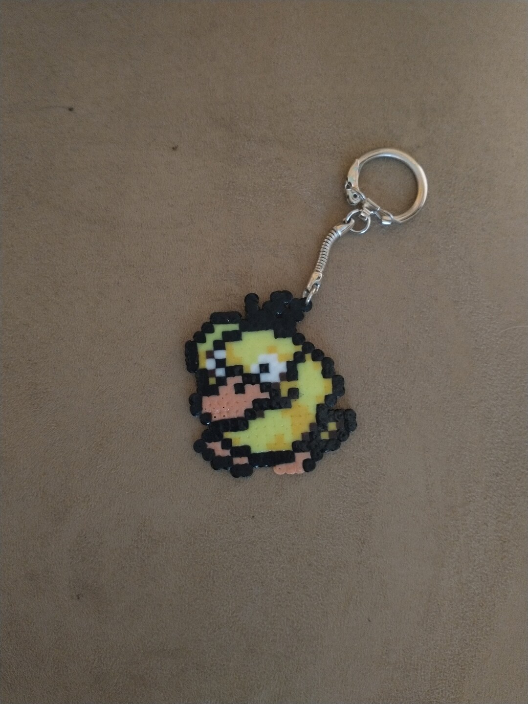 Psyduck Mini Perler Keychain - Etsy