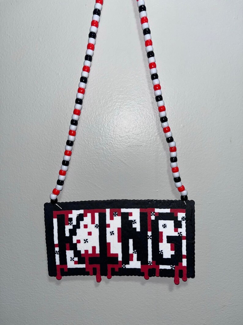 Bloody Sullivan King Perler Kandi Necklace - Etsy