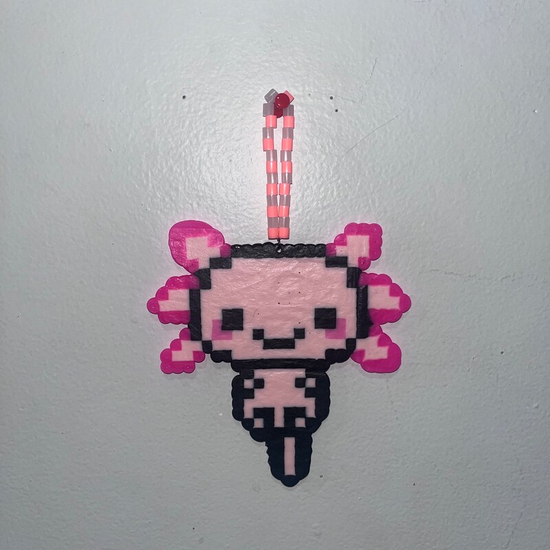 Axolotl Perler Beads - Etsy