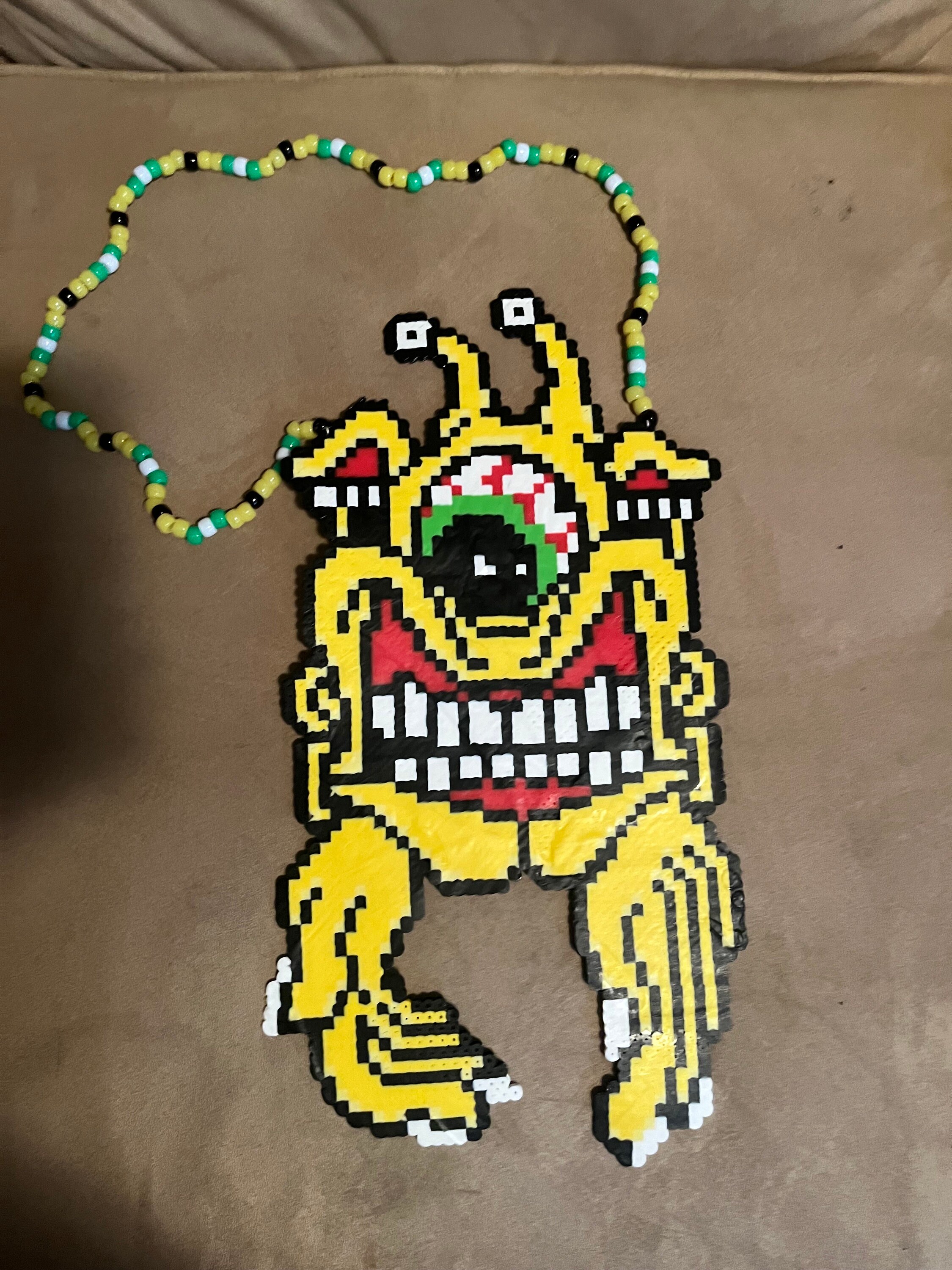 Subtronics Cyclops Perler Kandi Necklace - Etsy