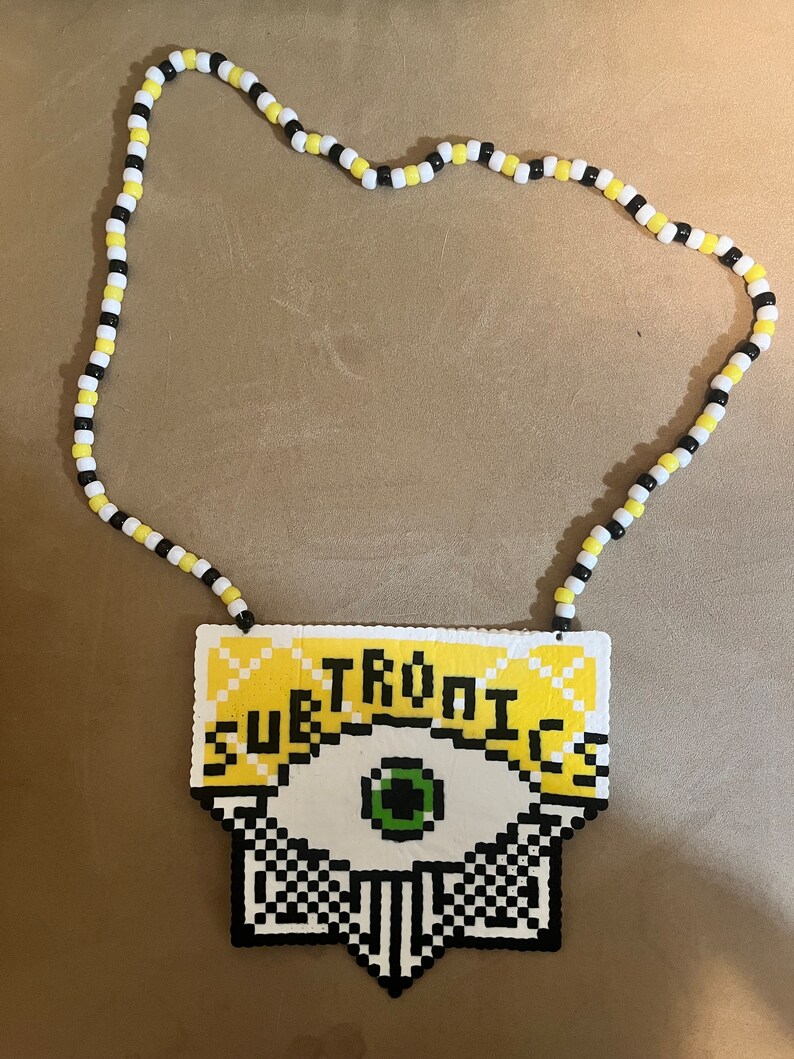 Subtronics Cyclops Perler Kandi Necklace - Etsy