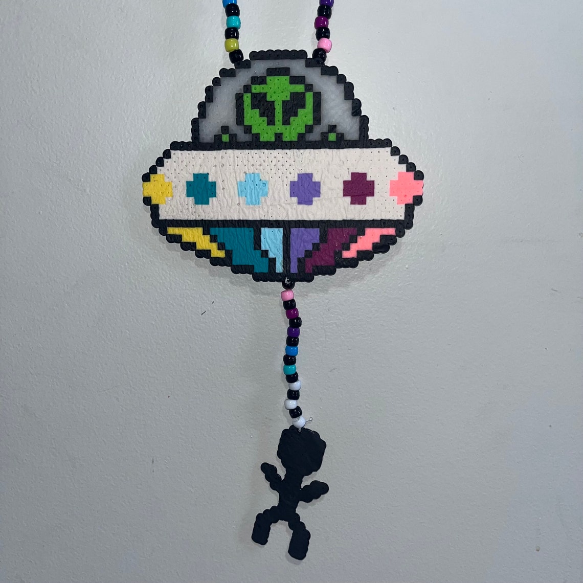 UFO Alien Abducting Human Perler - Etsy UFO Alien Abducting Human Perler - Etsy