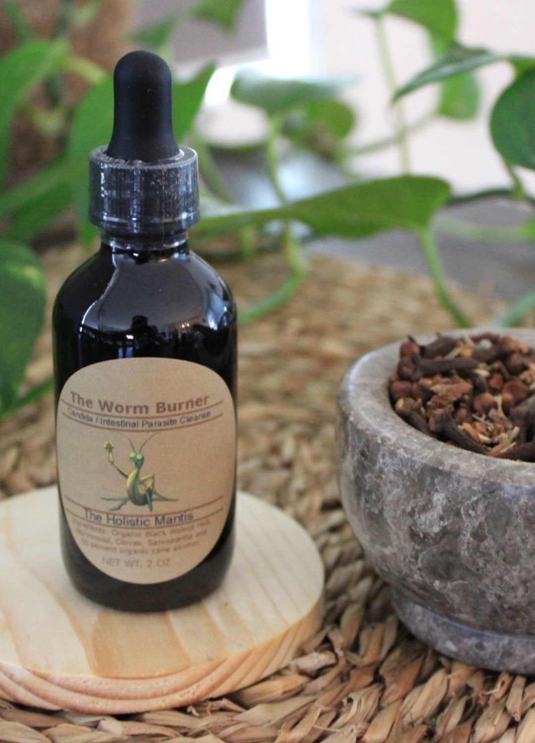 The Worm Burner All Organic Parasite, Worm and Candida Cleanse 2oz ...