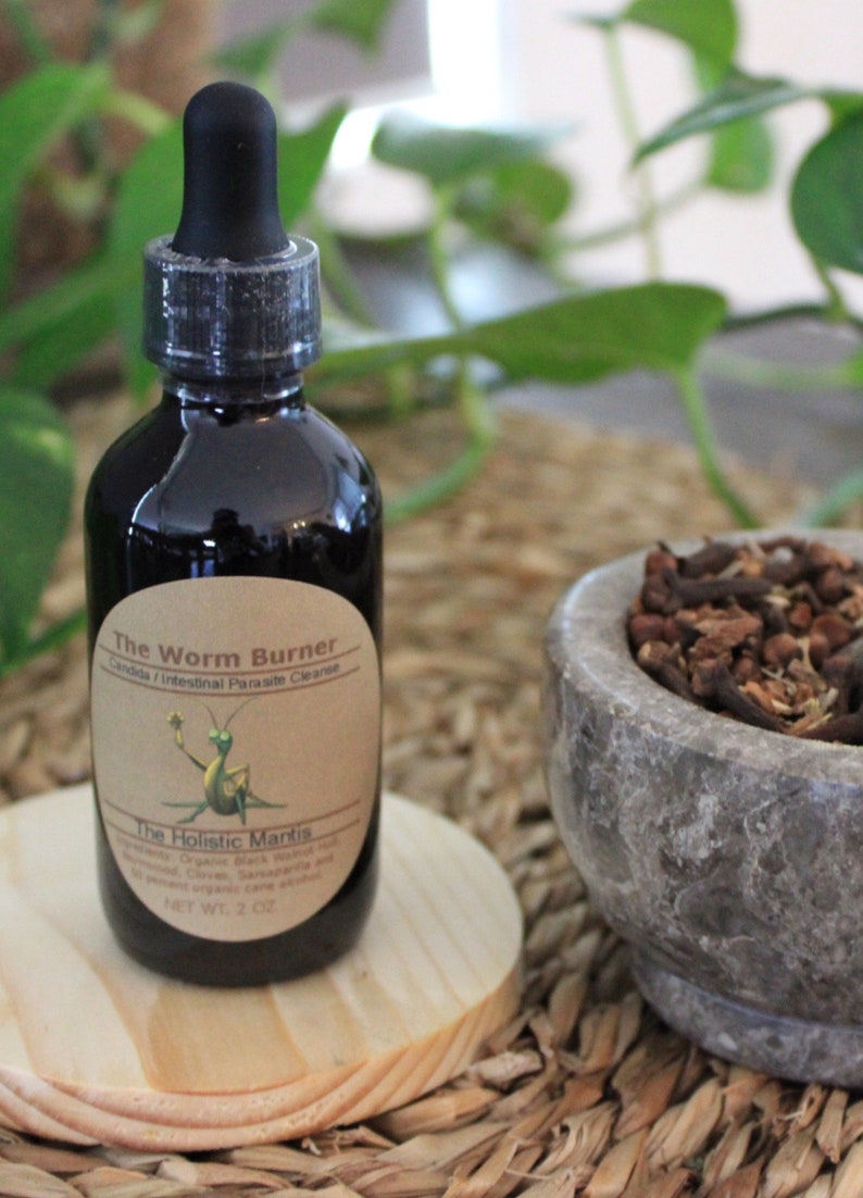 The Worm Burner All Organic Parasite, Worm and Candida Cleanse 2oz ...