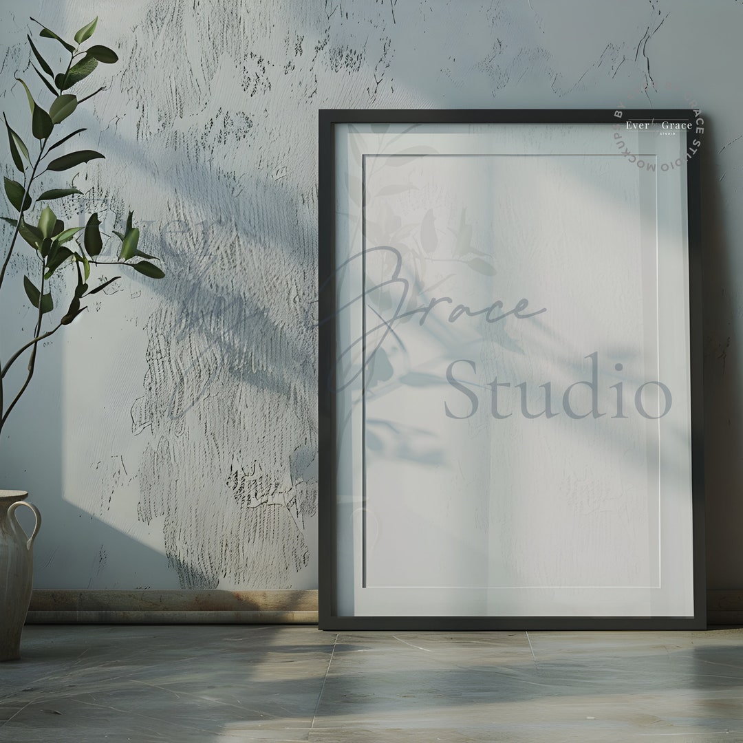 Vertical Frame Mockup, Wall Art Frame Mockup, A1 Frame Mockup, Interior ...