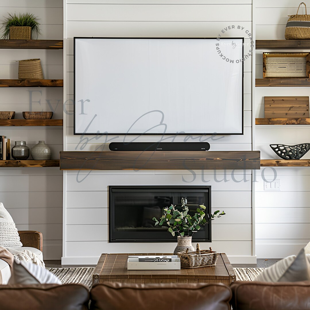 Frame TV Mockup, Samsung Frame Tv Art Mockup, Photoshop, PSD, Smart ...