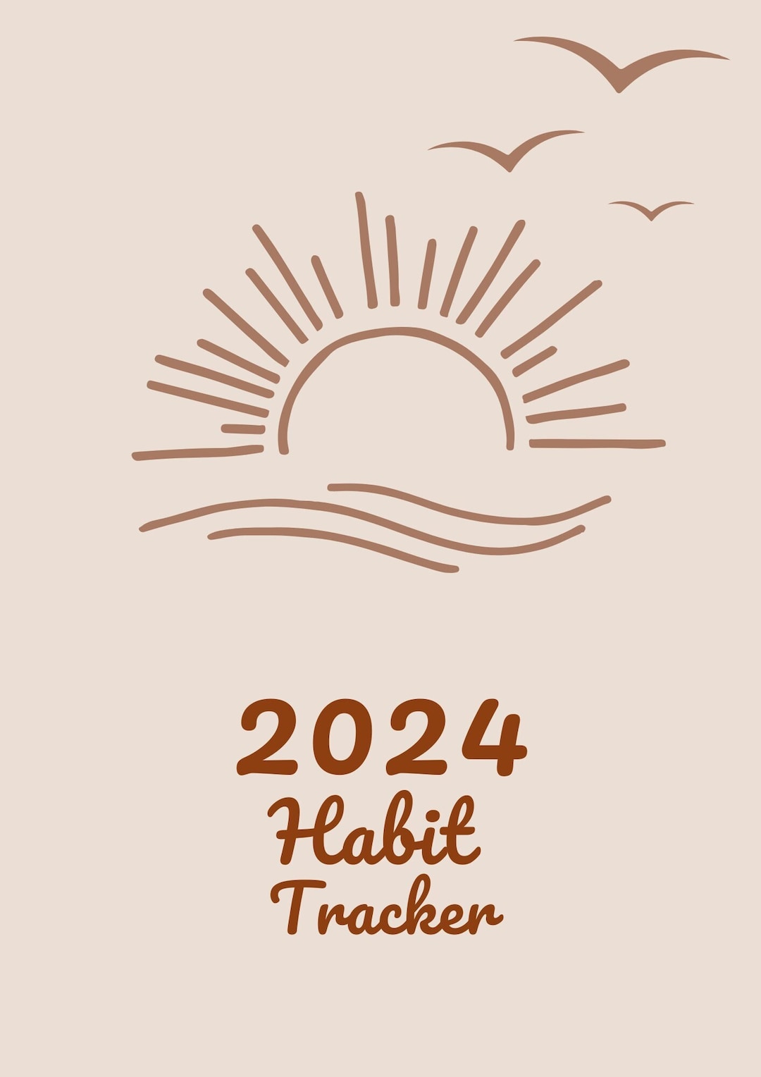 2024 Habit Tracker Daily Habit Planner Weekly Habit Tracker Weekly ...