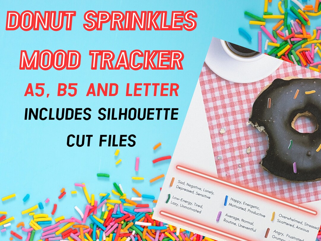 Printable Unique, Colorful Mood Tracker Planner Stickers - Etsy