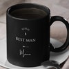 Personalized Best Man Mug Gift, Customizable Coffee Mug for the Grooms ...