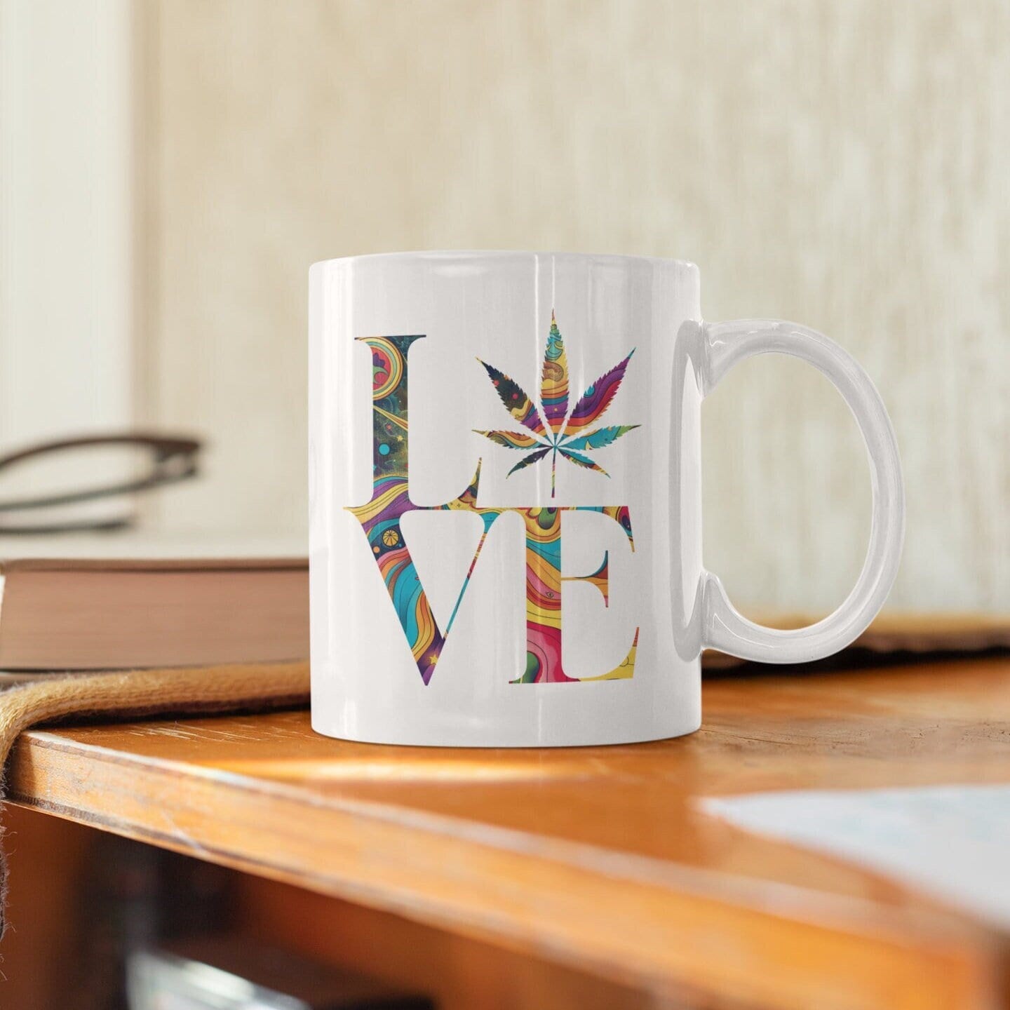 Weed Lover Coffee Mug, 420 Gift for Friend, Love Marijuana Mug ...