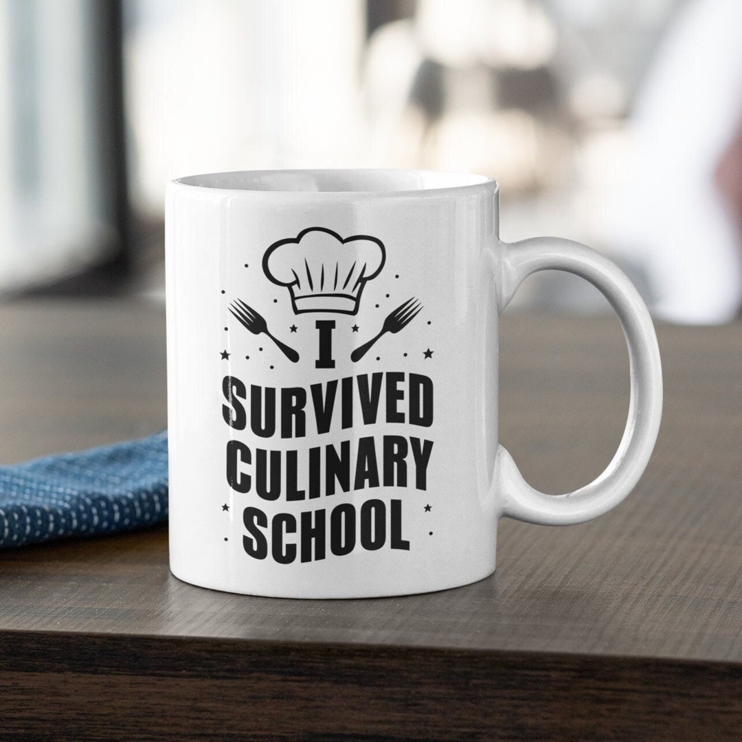 I Survived Culinary School Chef Mug, Gift for Culinary Student, Chef ...