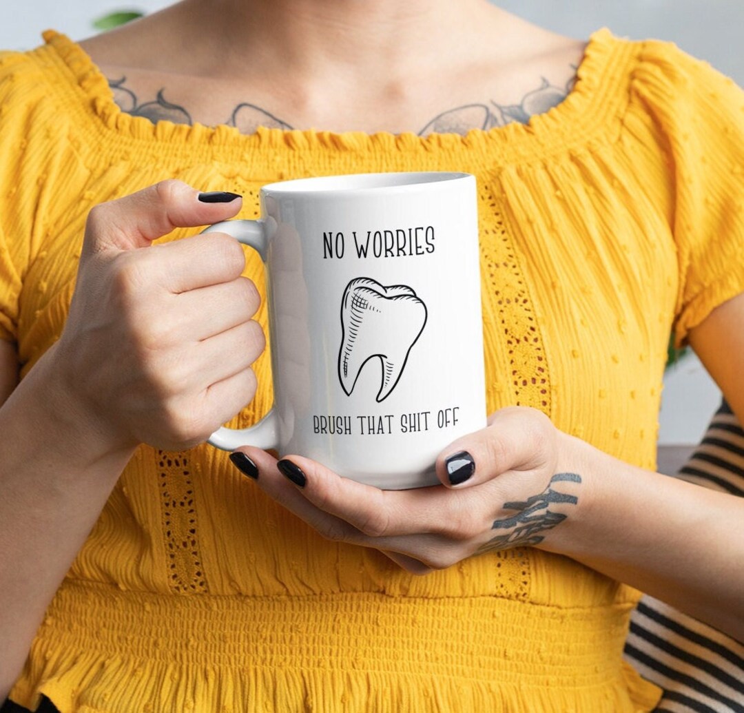 Funny Dentist Coffee Mug, Dental Humor Gift, 15oz - Etsy