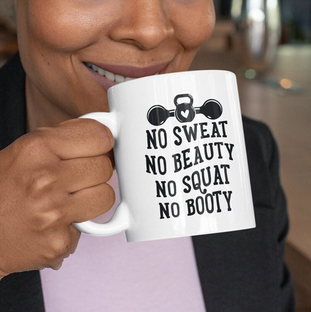Cute Fitness Mug Gift for Her, Workout Motivation Quote Mug, Gift for ...