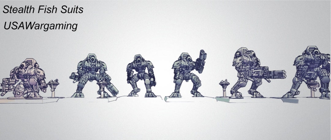 Epic Scale or 8MM Stealth Fish Suits - Etsy