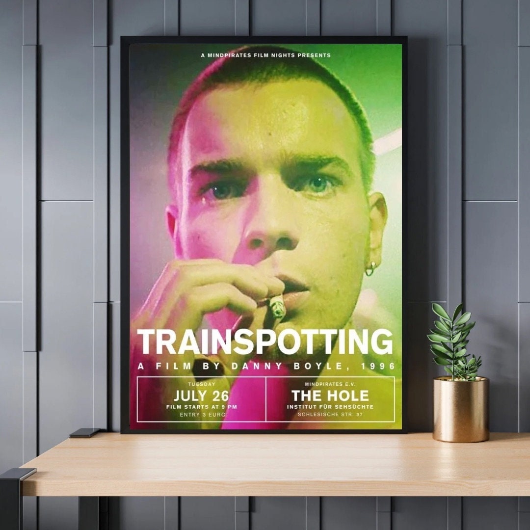 Trainspotting Poster, Iconic Movie Poster, Gift for Trainspotting Fan ...