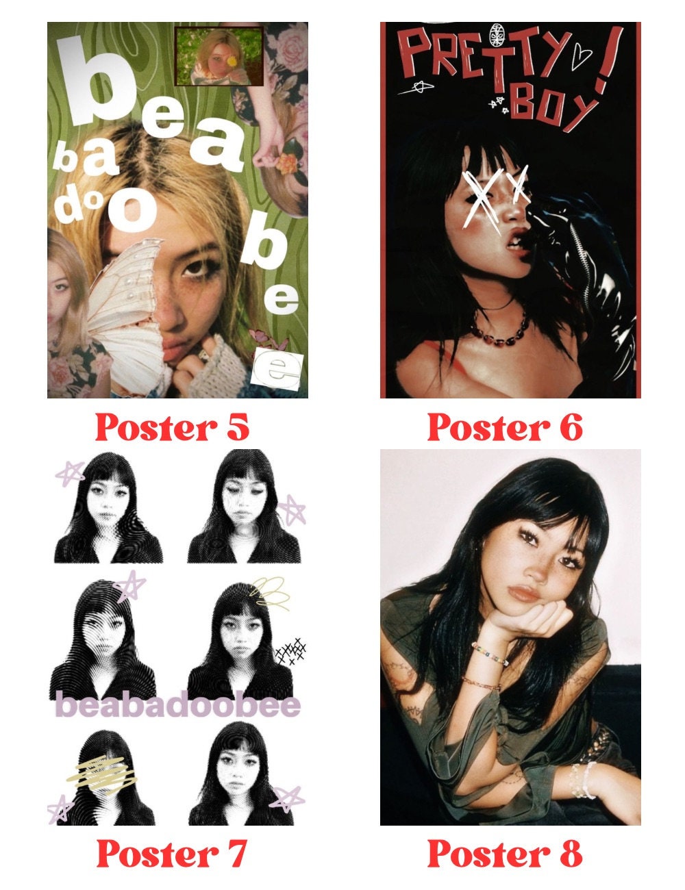 Beabadoobee Poster, Aesthetic Poster, Vintage Poster, Aesthetic Wall ...