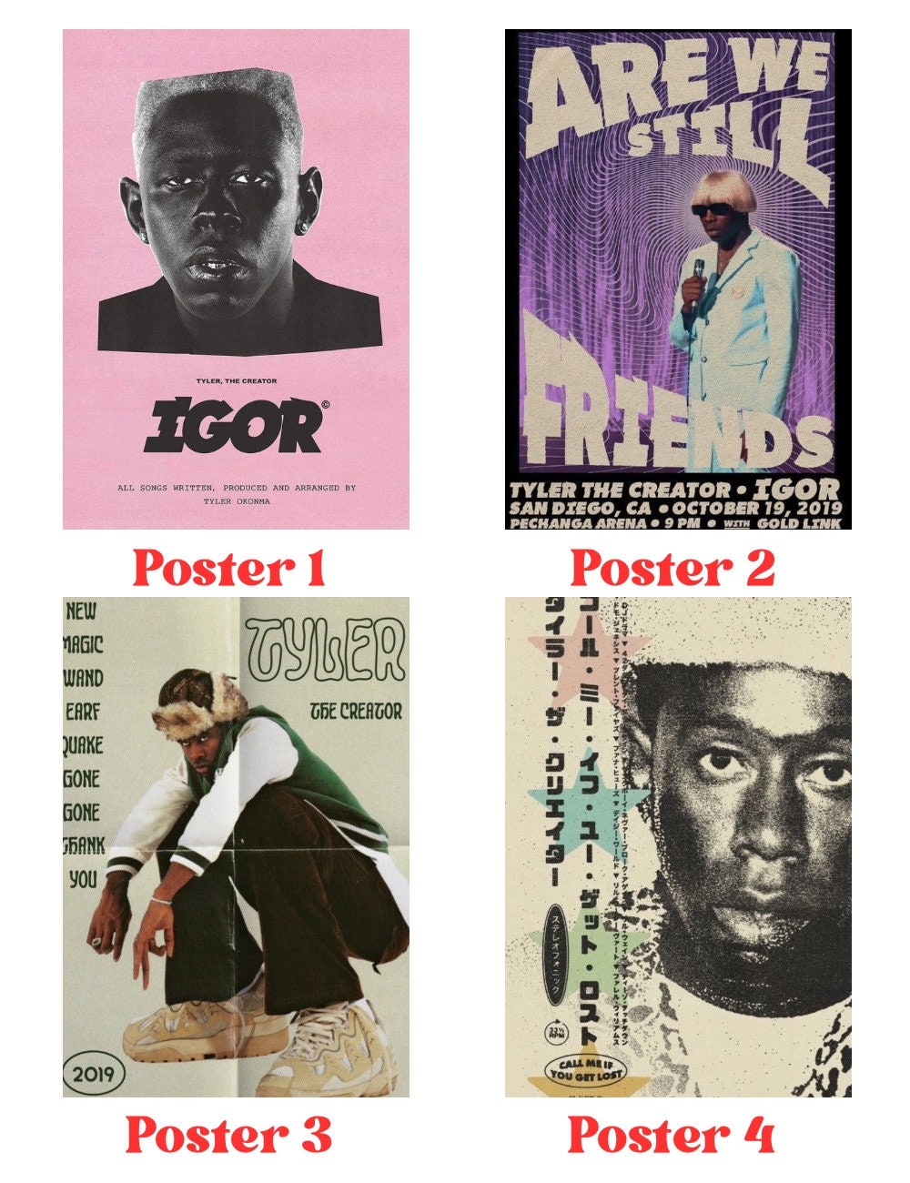 Tyler the Creator Poster, Aesthetic Poster, Vintage Poster, Y2K Poster ...