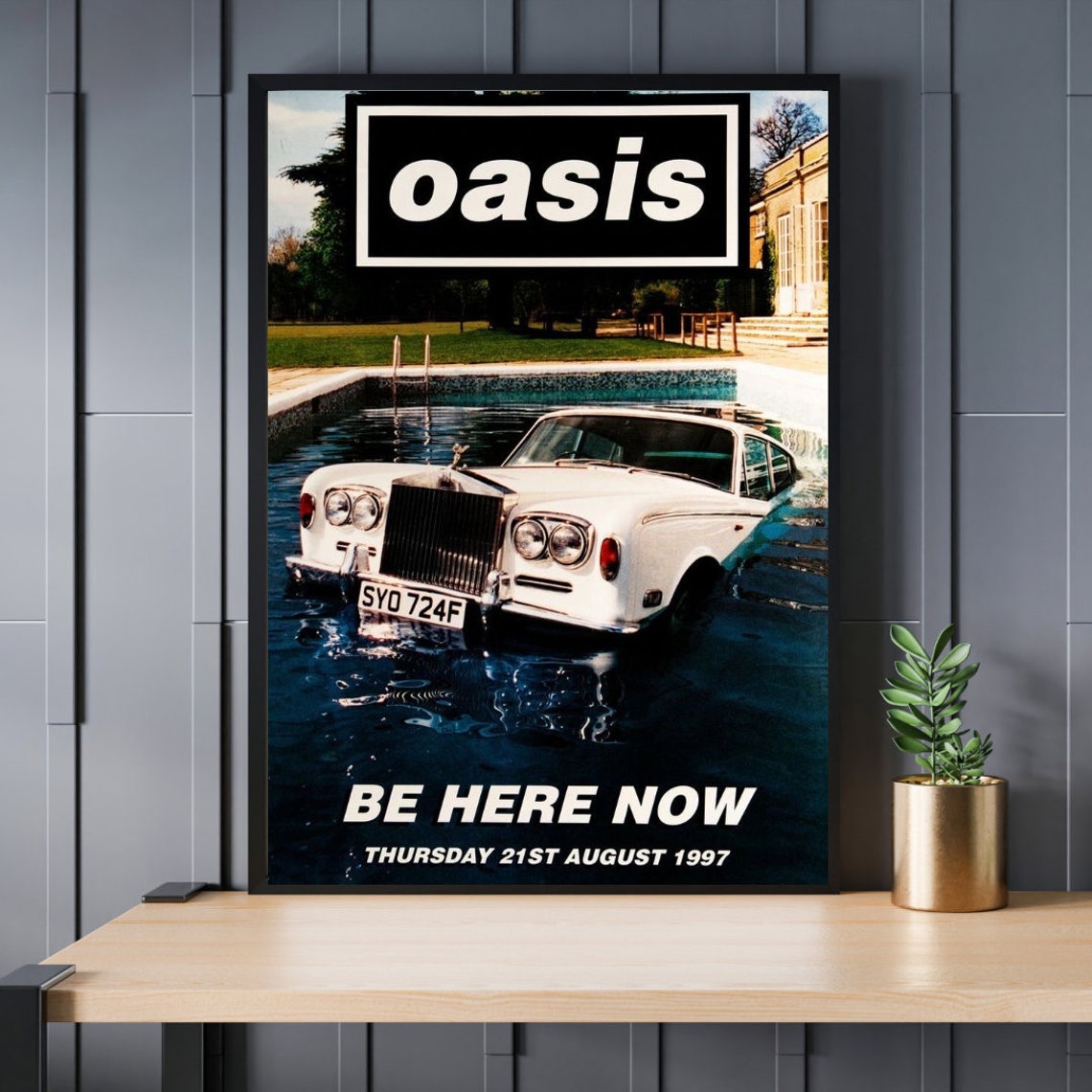Oasis Poster, Britpop Poster, Vintage Poster, Aesthetic Poster, Gift ...