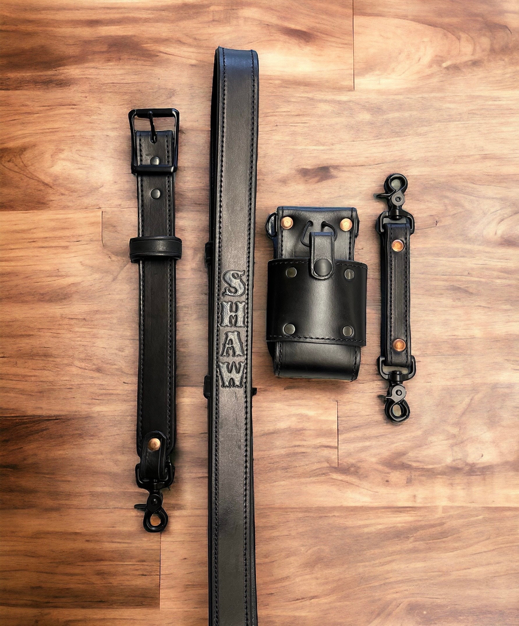 Custom Leather Radio Strap Package - Etsy Canada