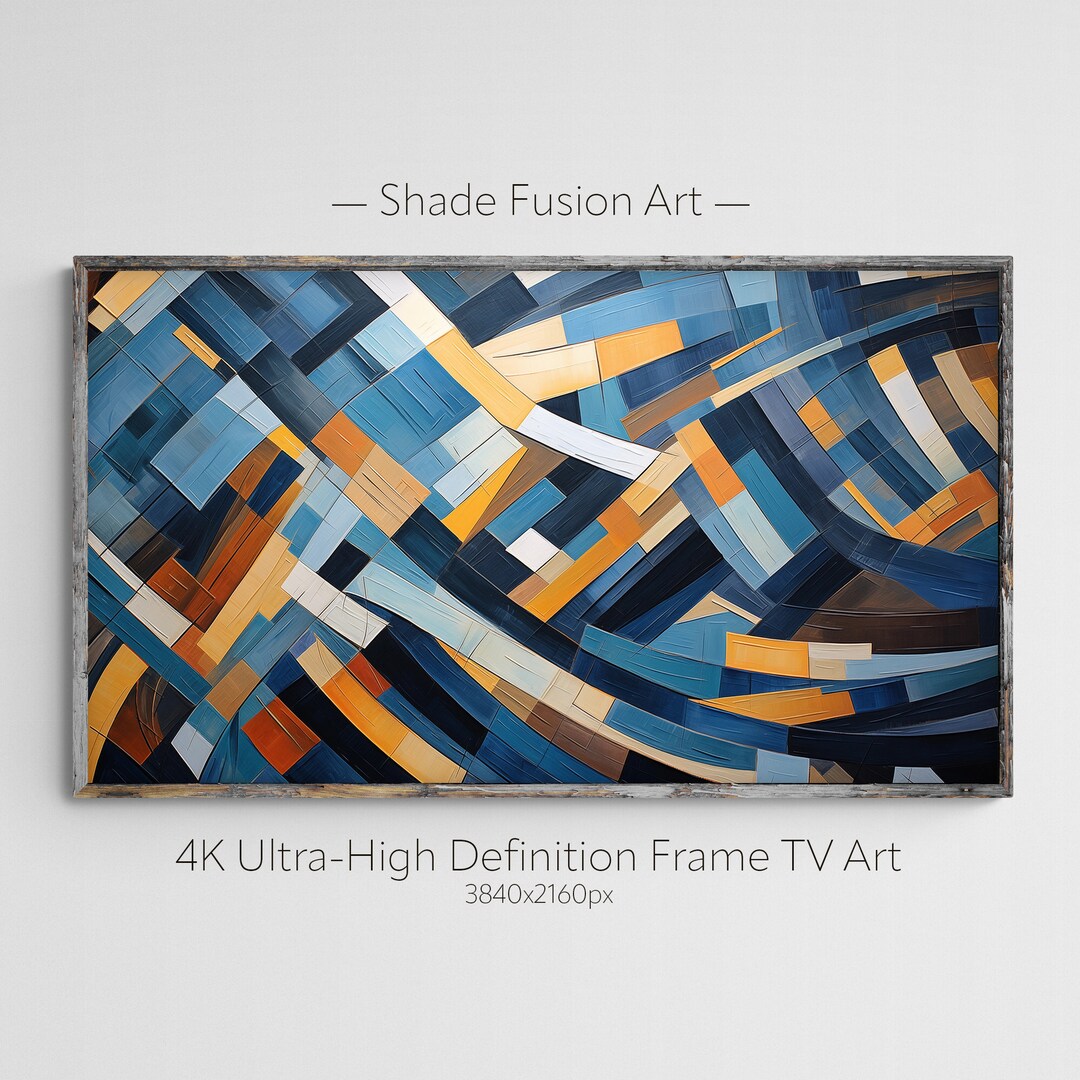 Abstraction for Samsung Frame TV, Abstract Painting, Vintage, Abstract ...