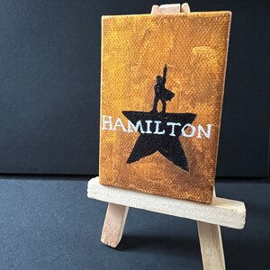 Hamilton Mini Acrylic Painting - Etsy