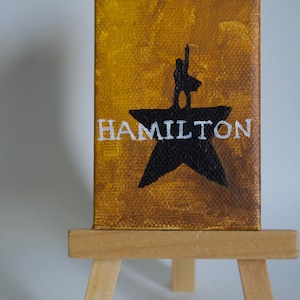 Hamilton Mini Acrylic Painting - Etsy