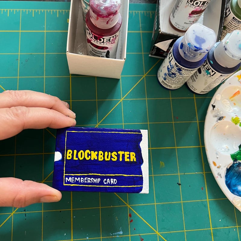 Blockbuster Membership Card - Etsy