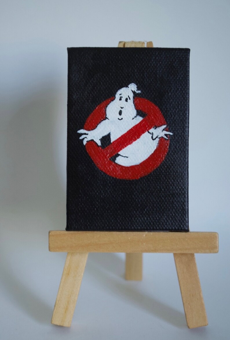 Ghostbusters Mini Acrylic Painting - Etsy