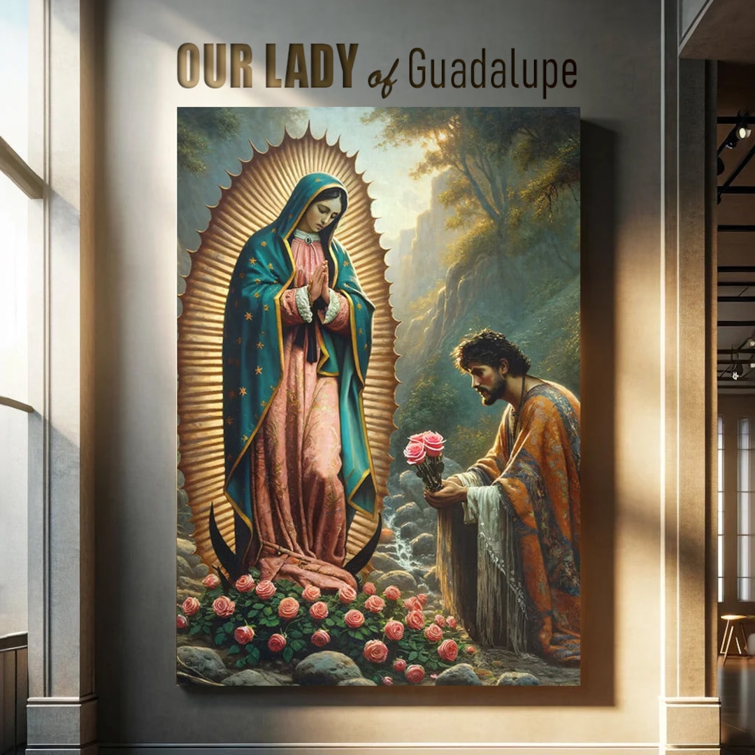 Our Lady of Guadalupe Poster: Catholic Virgin Mary Art Print - Etsy