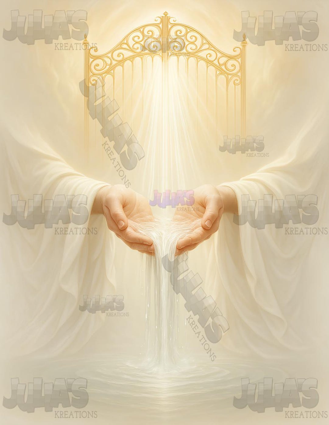 Memorial, Gold, White, Blue, Living Water, Backdrop, Background ...