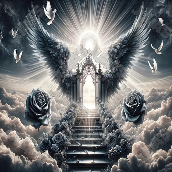 Memorial Black and White Background - Etsy