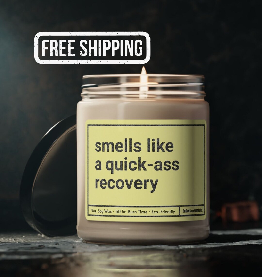 Smells Like Quick Recovery Candle, Get Well Soon, Sick Care Package ...