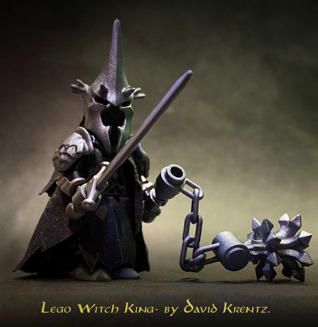 Lego Custom Witch King. Lord of the Rings Lego - Etsy