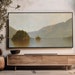 Lake Scene TV Art | Vintage Frame TV Art | Muted Tonal Frame TV Art ...